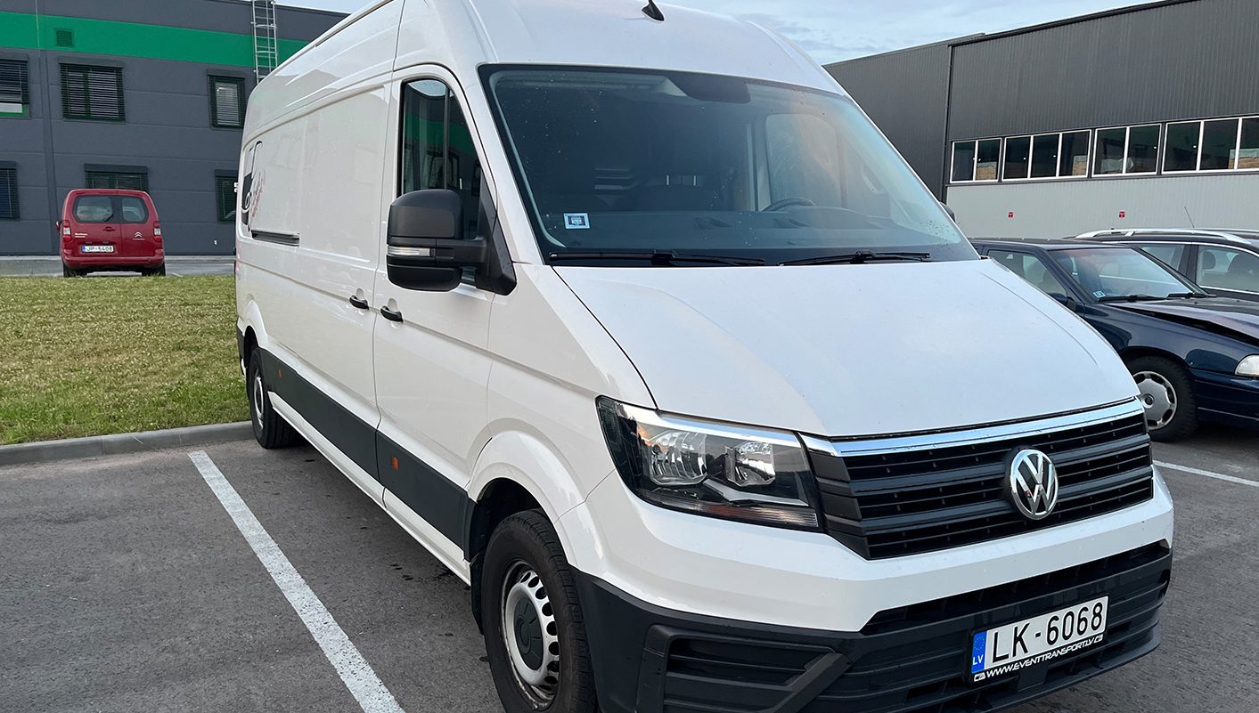 Volkswagen Crafter MAXI Kravas auto eventtransport.lv