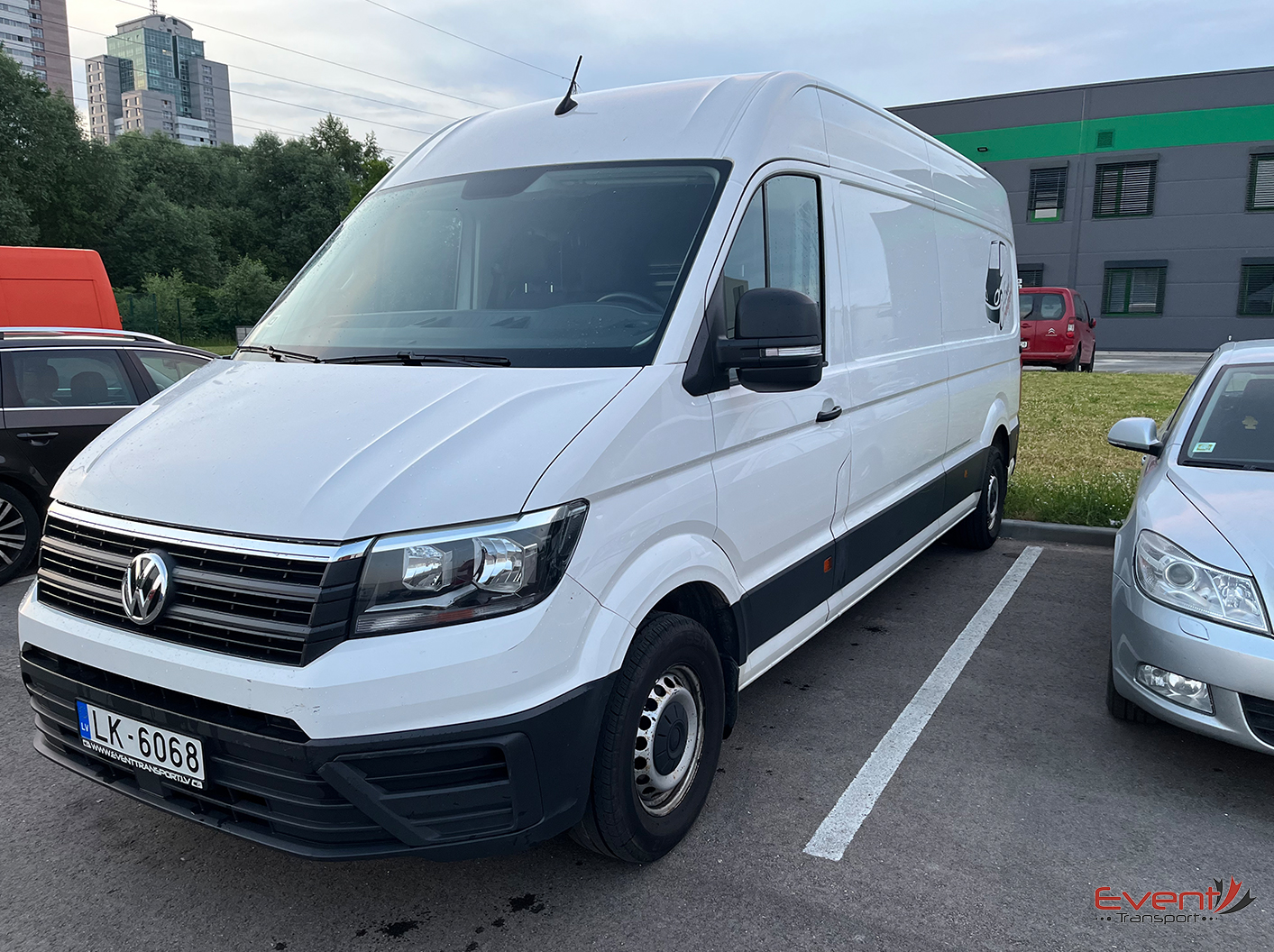 Volkswagen Crafter MAXI Kravas auto eventtransport.lv
